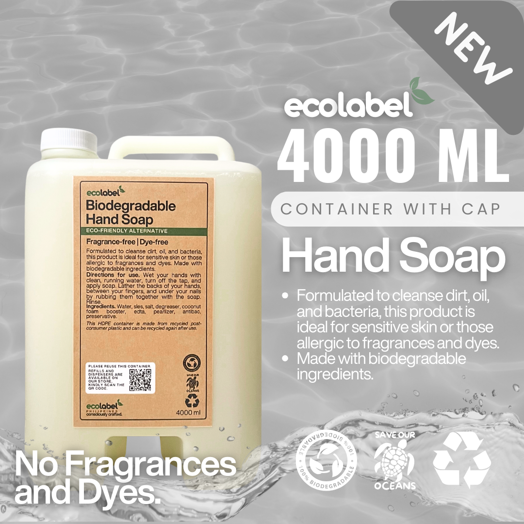 Eco-friendly Biodegradable Liquid Hand Soap Fragrance-free Unscented ...