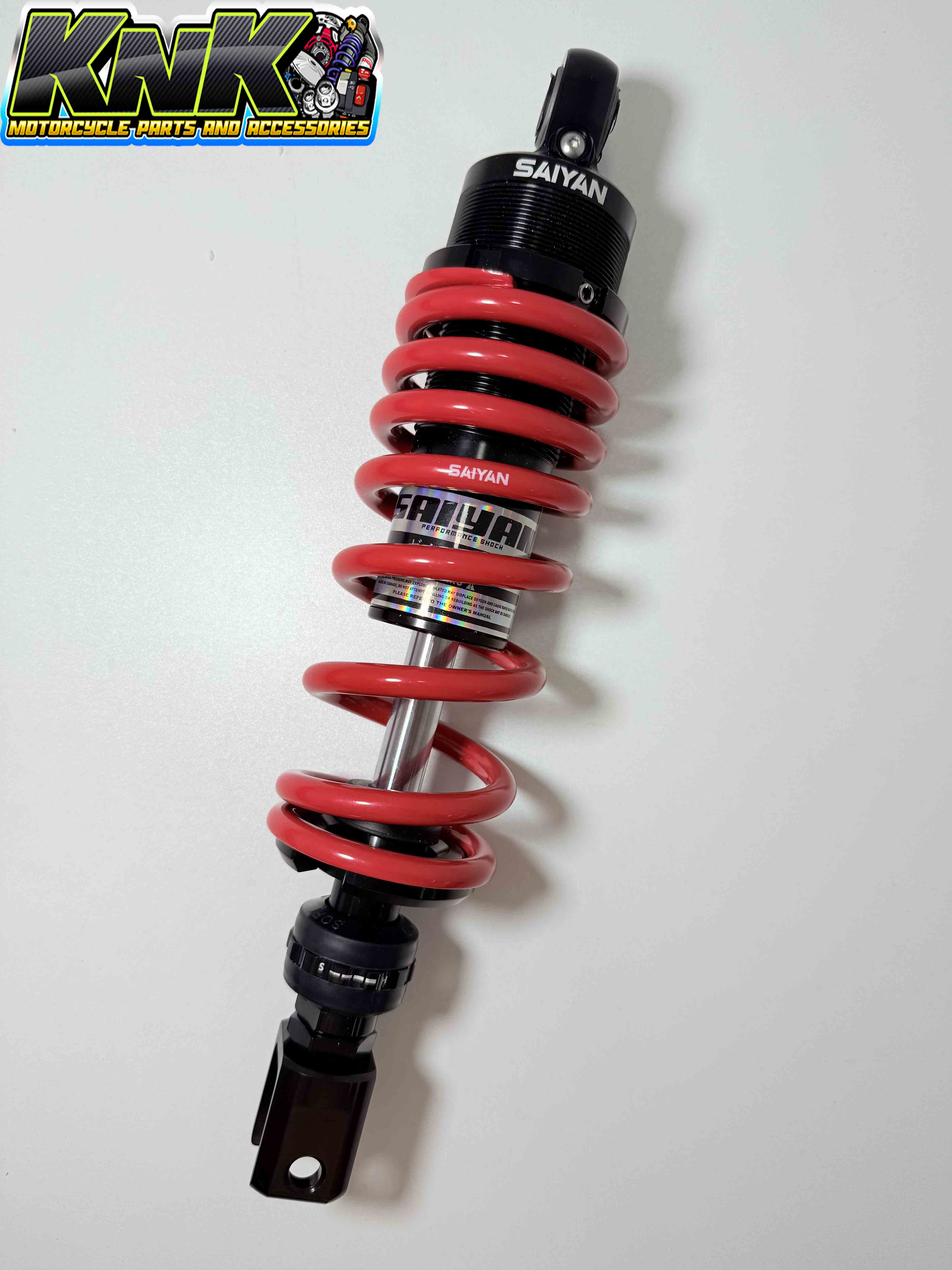 SAIYAN REAR SHOCK FULLY ADJUSTABLE 300MM FOR MIO SPORTY / BEAT ...