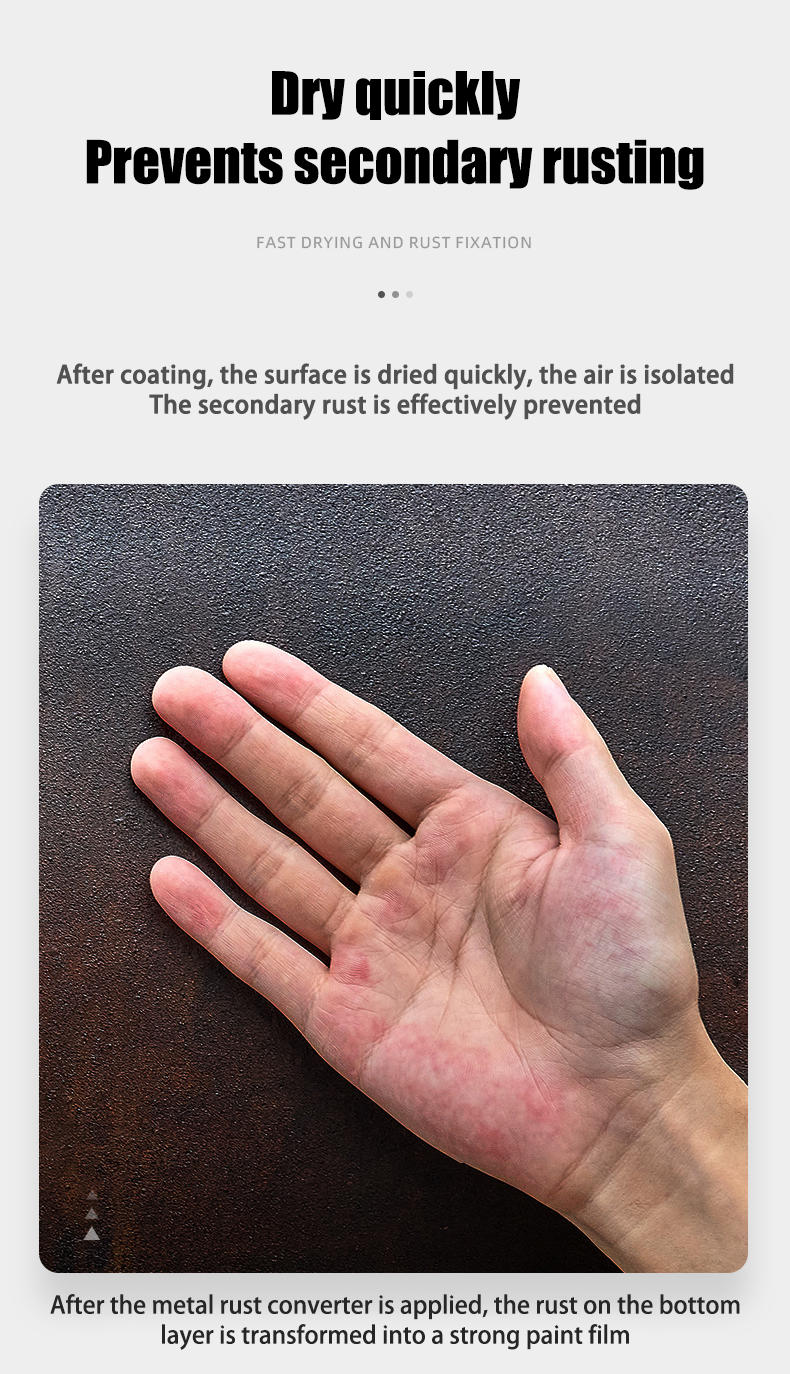 Free brush 5000G Anti Rust Paint For Metal Rust Remover Primer Paint ...