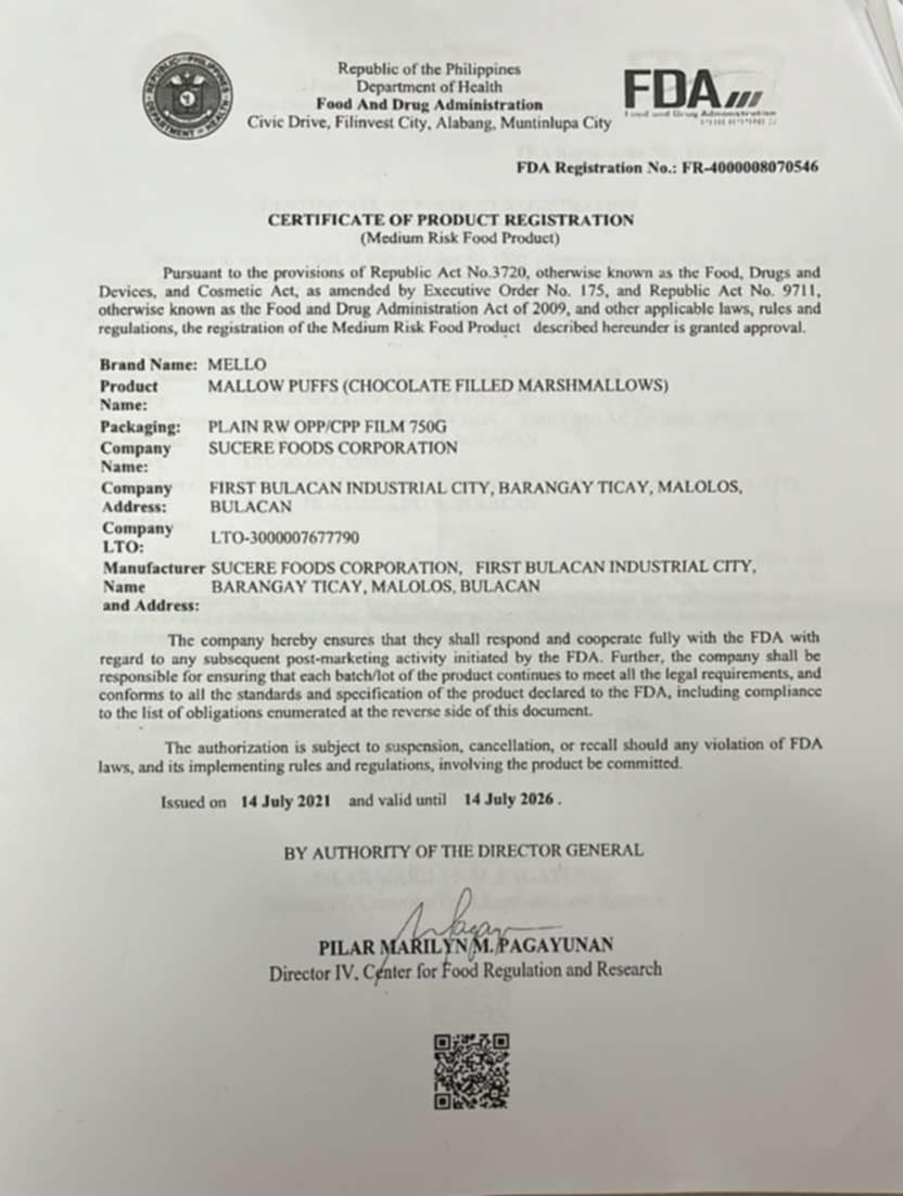 Mello Bar Choco Mallow 132g x 24pcs | Shopee Philippines