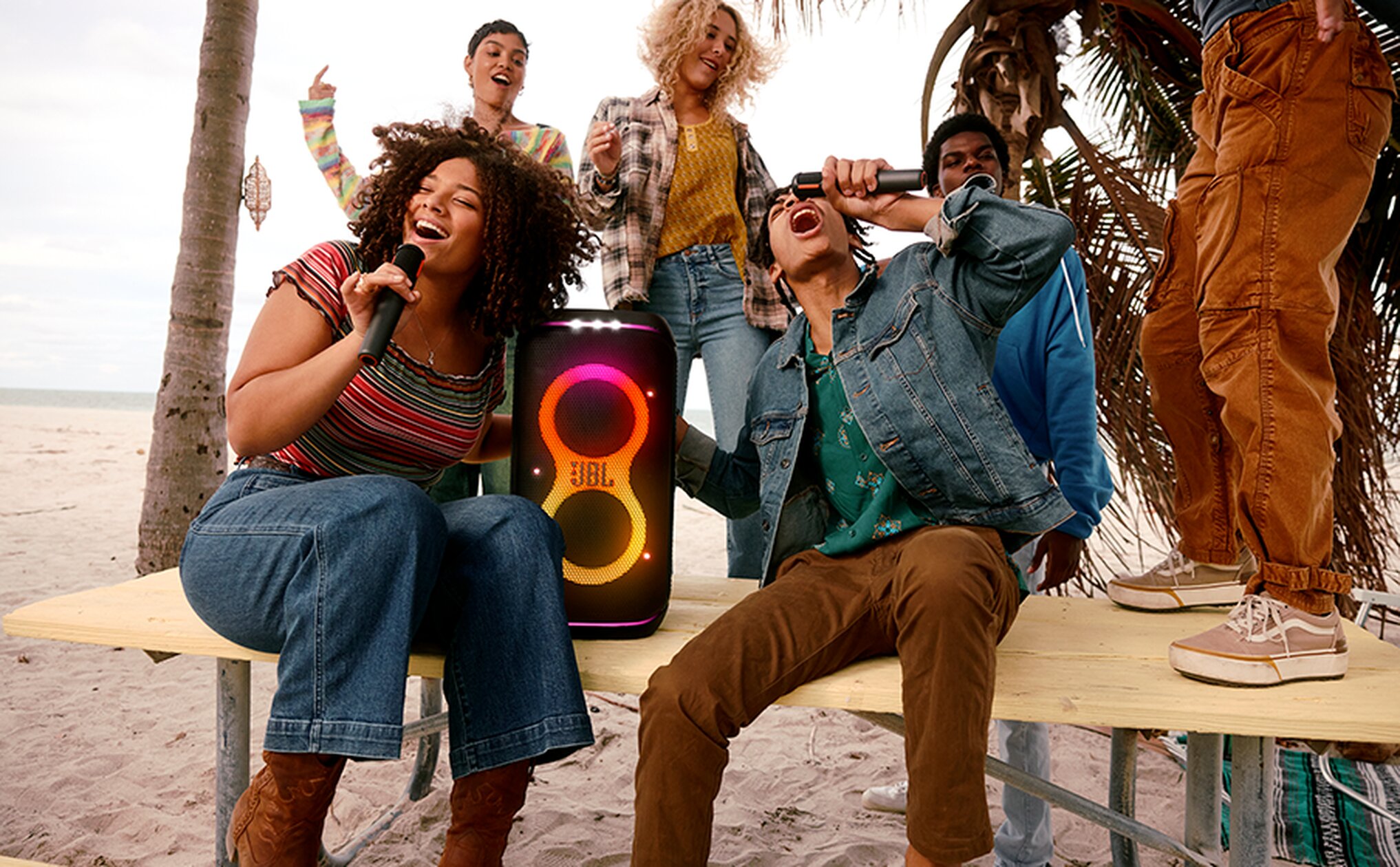 JBL PartyBox Wireless MIC Rechargable Wireless Microphone Karaoke ...