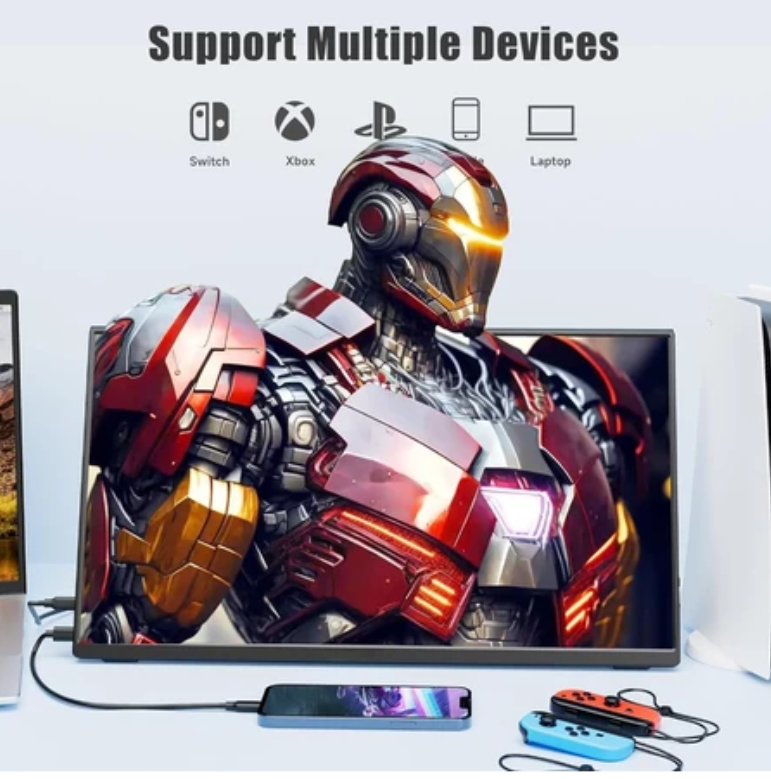 Expose 14 inch Portable Gaming Monitor 4K IPS FHD for Switch PS4 Phone ...