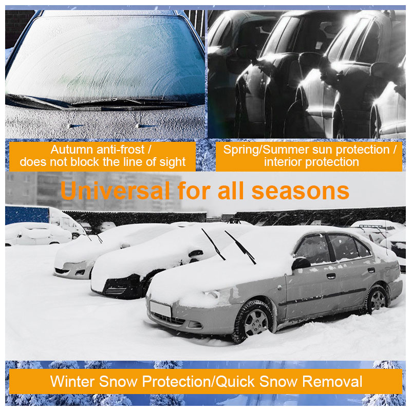 1Pack Car Front Windshield Bonnet Snow Cover Winter Frost Hail ...