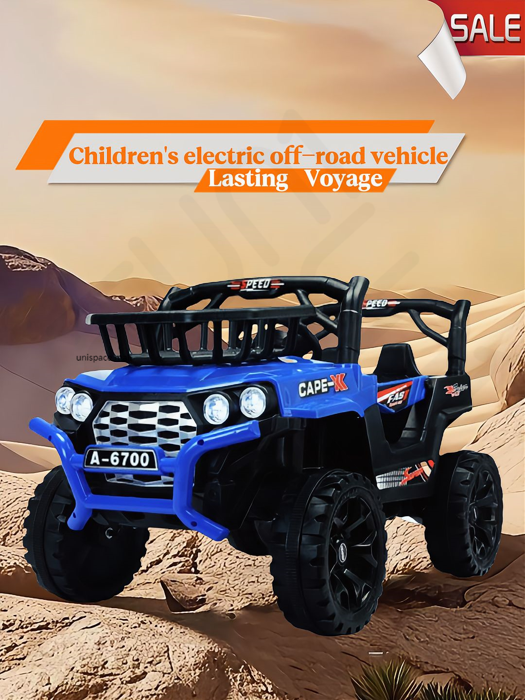 Children Electric Car Kids Jeep Off-road Rechargeable Remote Control ...