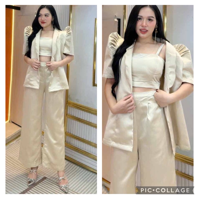 #MODERN#FILIPINIANA #PANTS SET#COORDS | Shopee Philippines