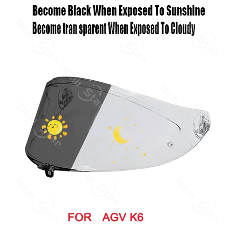 Motorcycle Helmet Lens Anti-Glare Day And Night Use Lenses Agv Visor K1 ...
