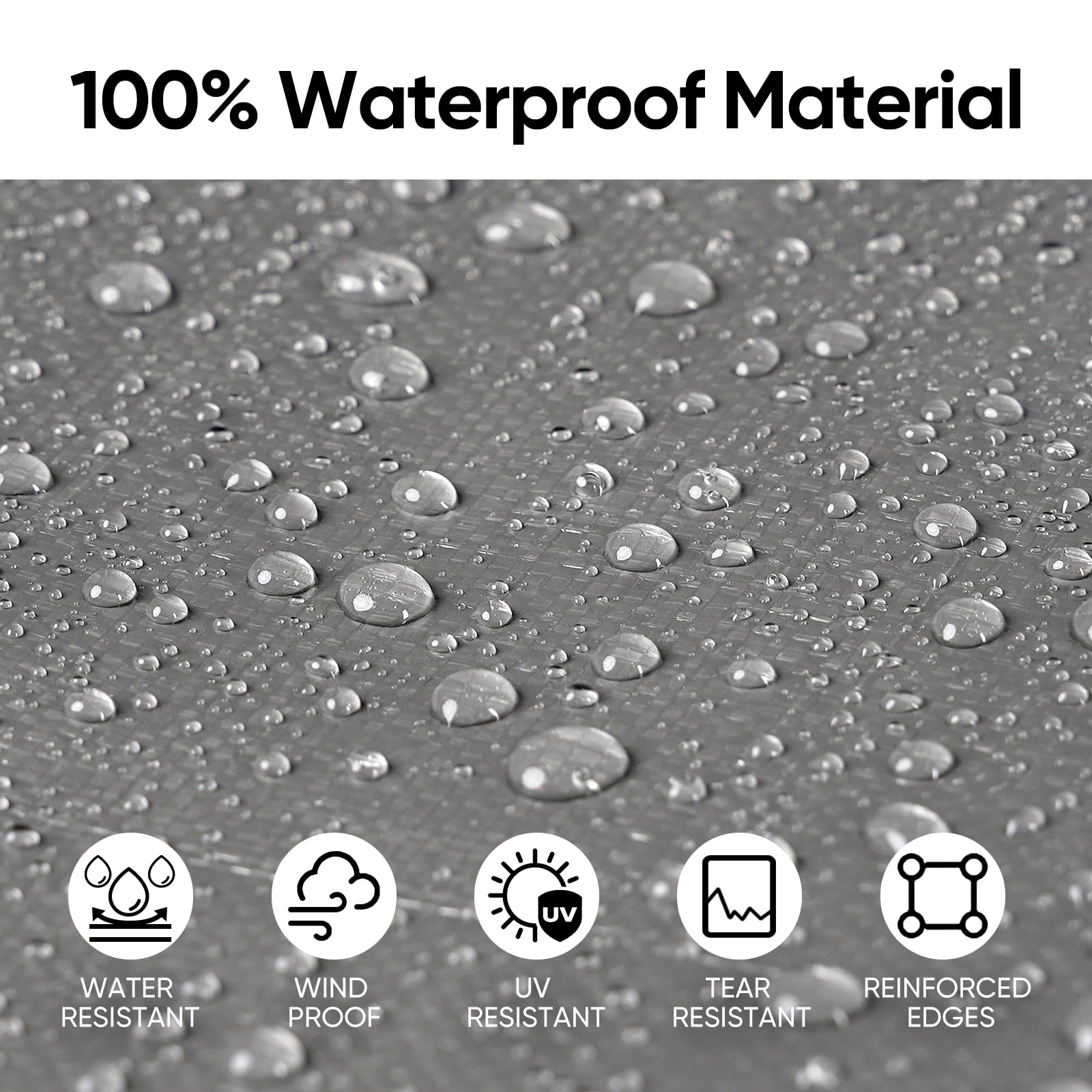 Trapal Cover Makapal Waterproof Tarpaulin Heavy Duty Lona Pang Bubong ...