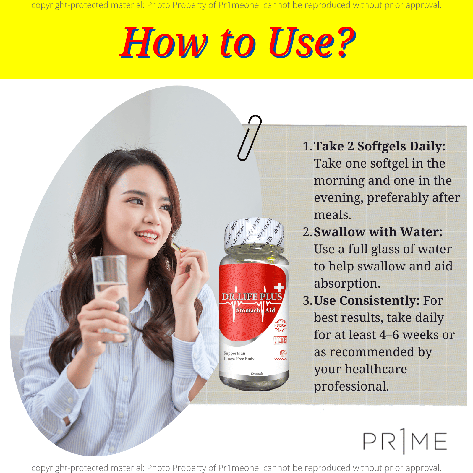 Dr. Life Plus l Stomach Aid l For Acid Reflux GERD, Ulcer, and Bloated ...