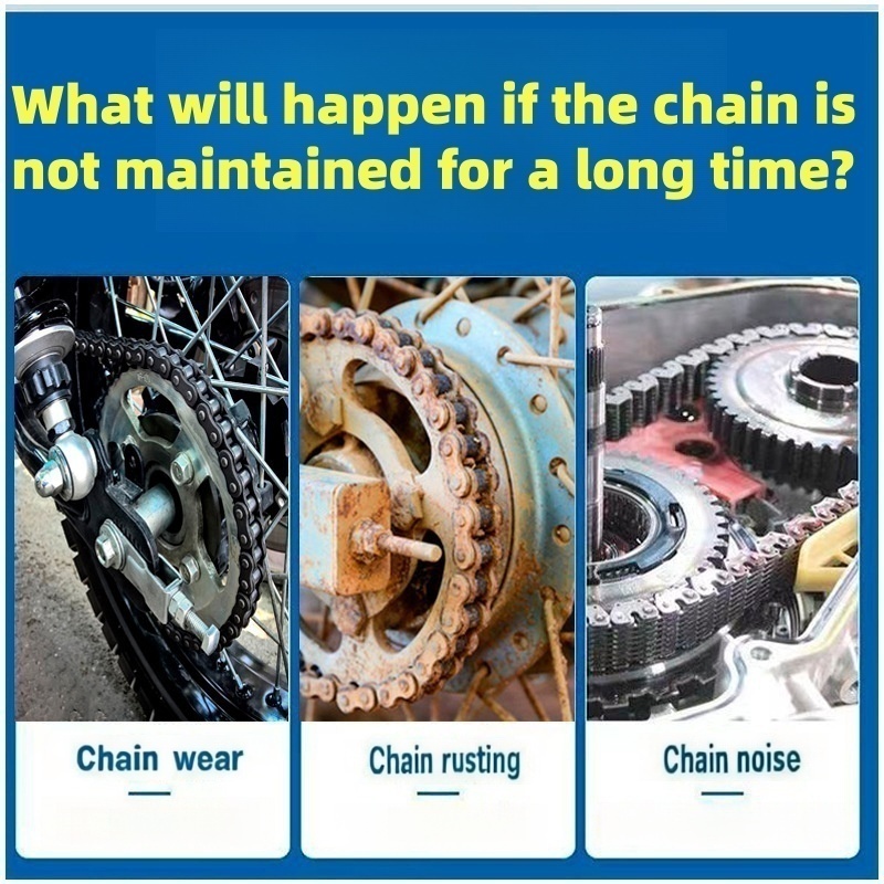Chain Maintenance Kit Chain Cleaner Rust and Corrosion Protection Chain ...