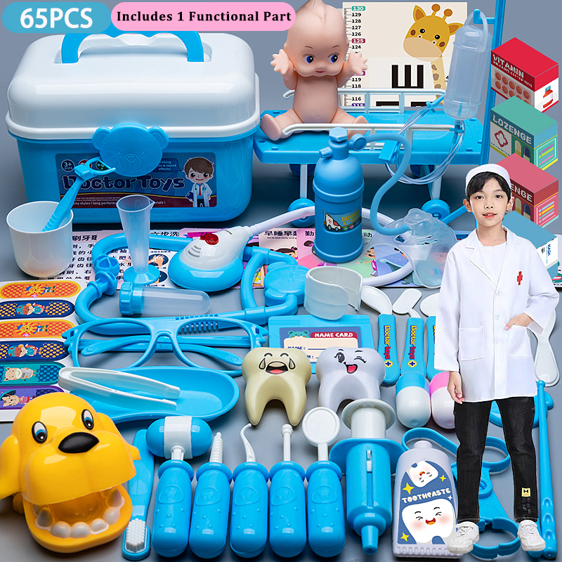 Doctor Toy Set Medical Dentist Role Play Simulation Doctor Play Pretend ...