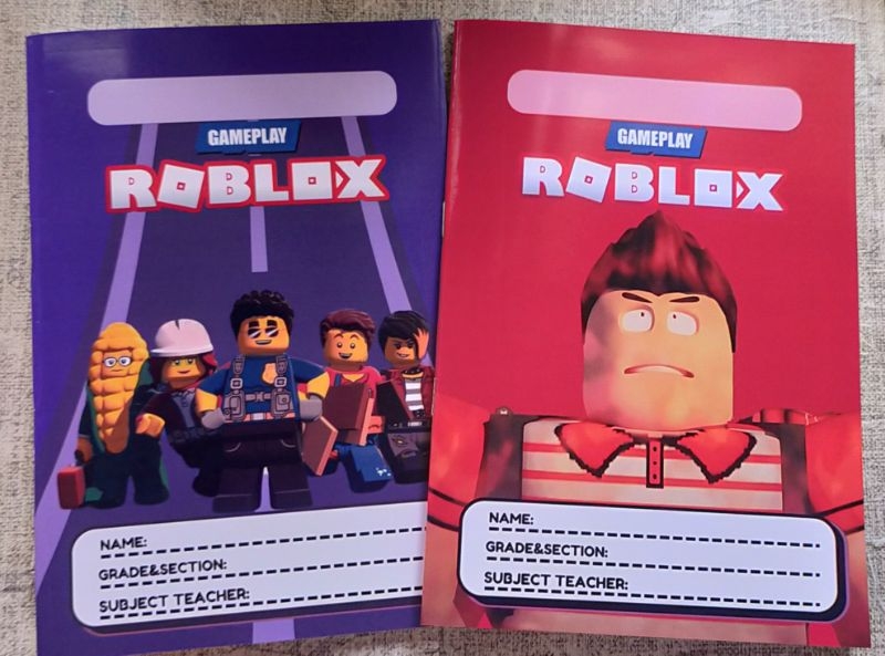 Assorted Roblox Writing Notebook for Grade 1-3 School Supplies | Shopee ...