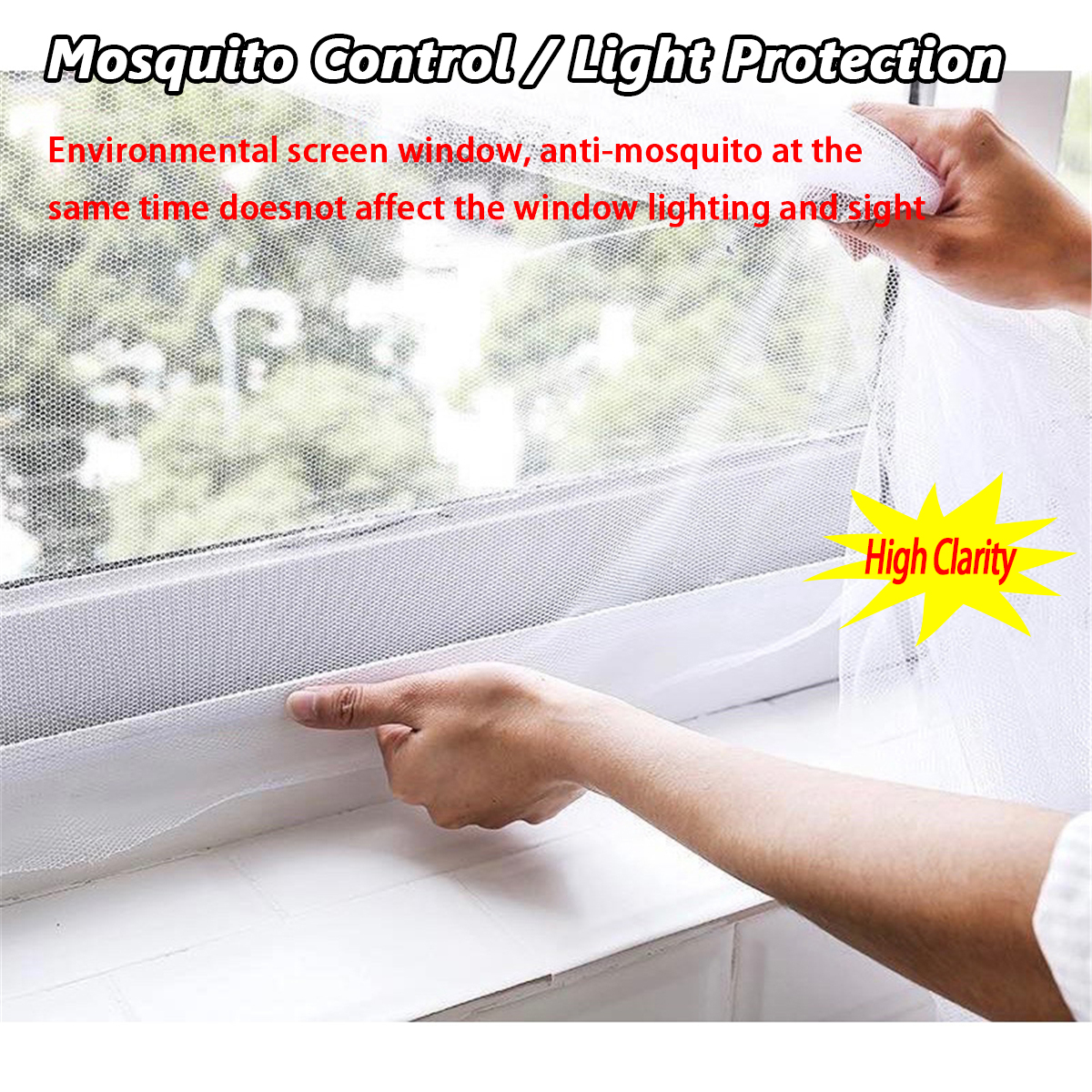 Window Diy Anti Mosquito Net For Window Fly Bug Door Window Screen Net ...