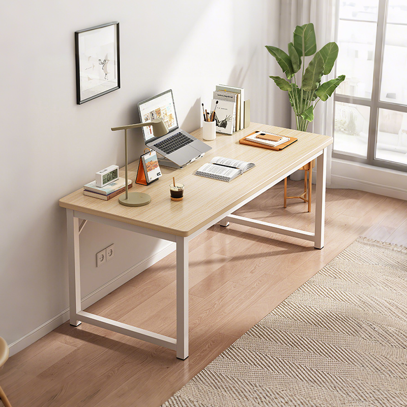 Office Table Study Table Long Computer Table Double Layer Storable ...