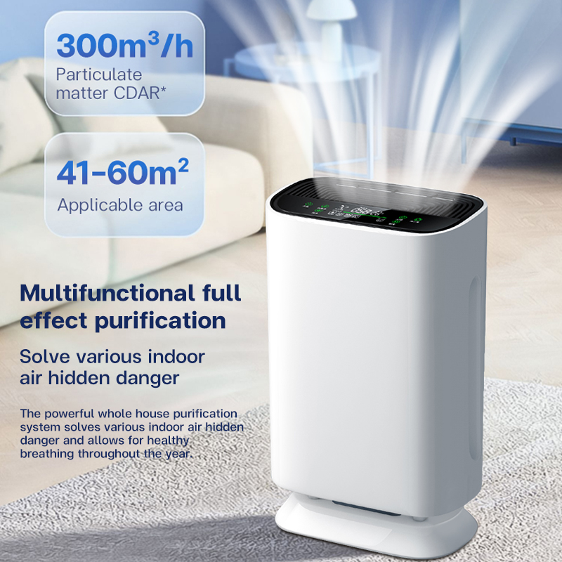 HEPA filter air purifier portable intelligent anti-bacterial ...