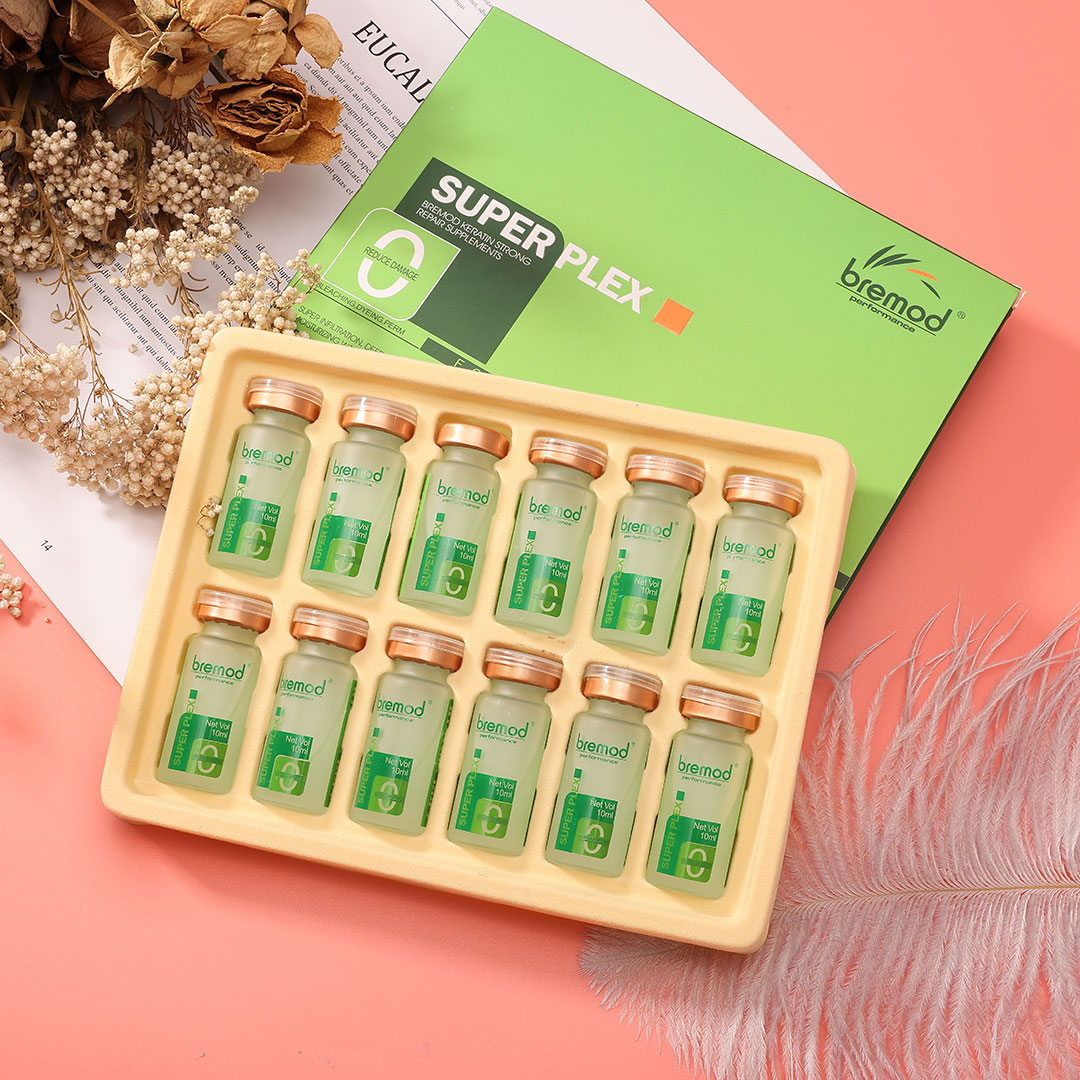 Bremod Super Flex Keratin Sirong Repair Supplements Dry Frizzy Hair ...