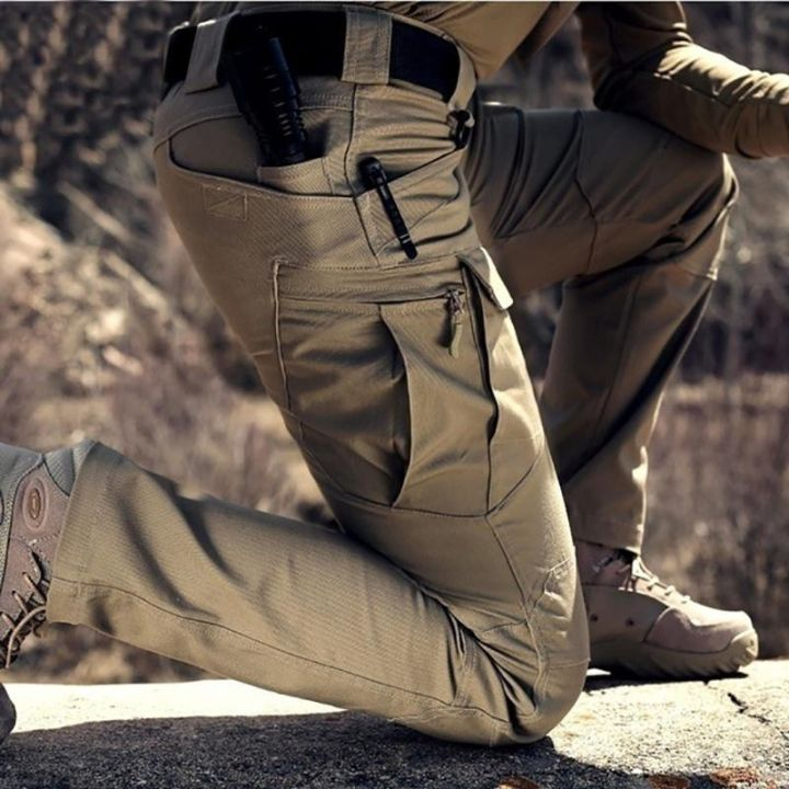 IX7 Tactical Cargo Pants Men Waterproof Hiking Sports pants Pants Wear-resistant Flexible COD ...