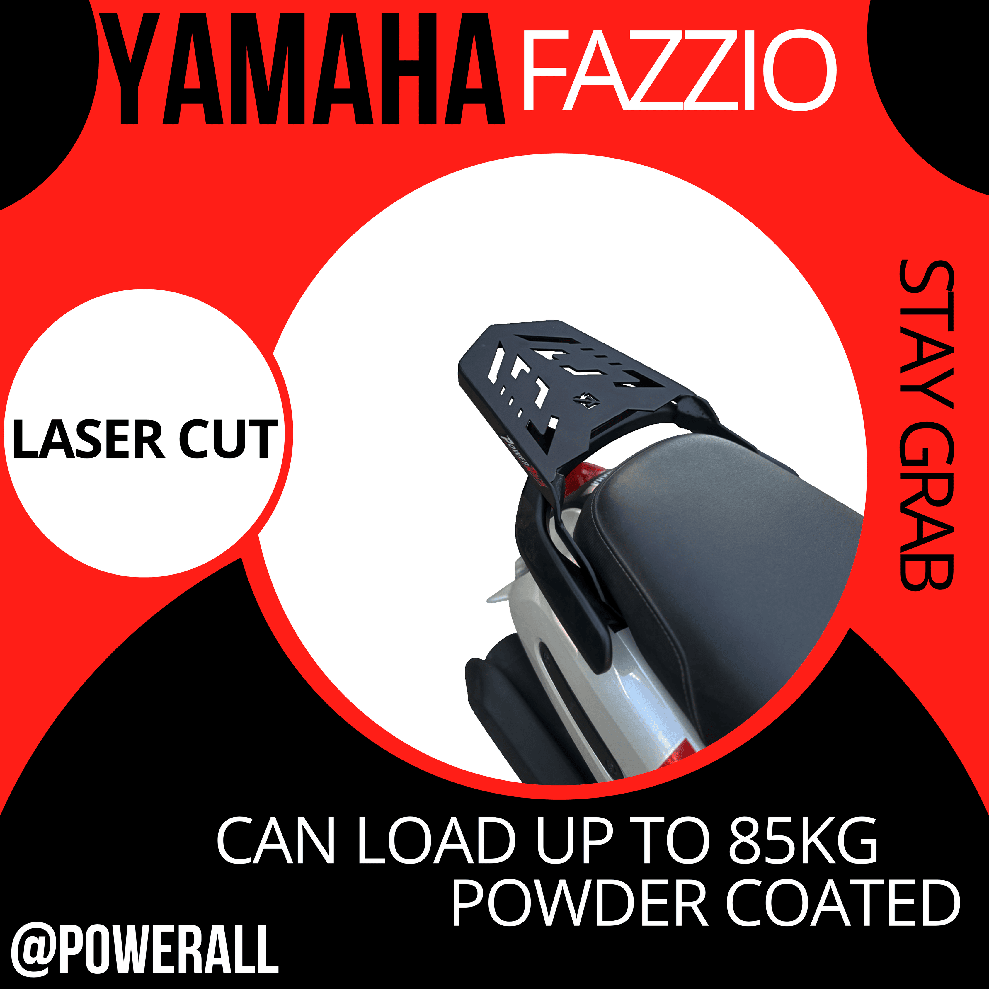 FAZZIO STAY GRAB TOP BOX BRACKET / LIFE TIME WARRANTY / ORIGINAL /HEAVY ...