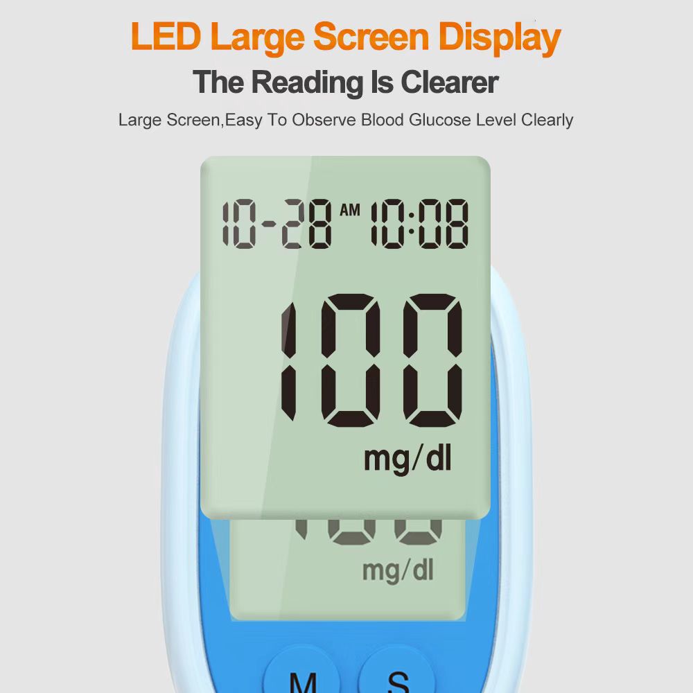 Best BGM-167 Glucmeter Set Blood Glucose Meter strips & lancets ...