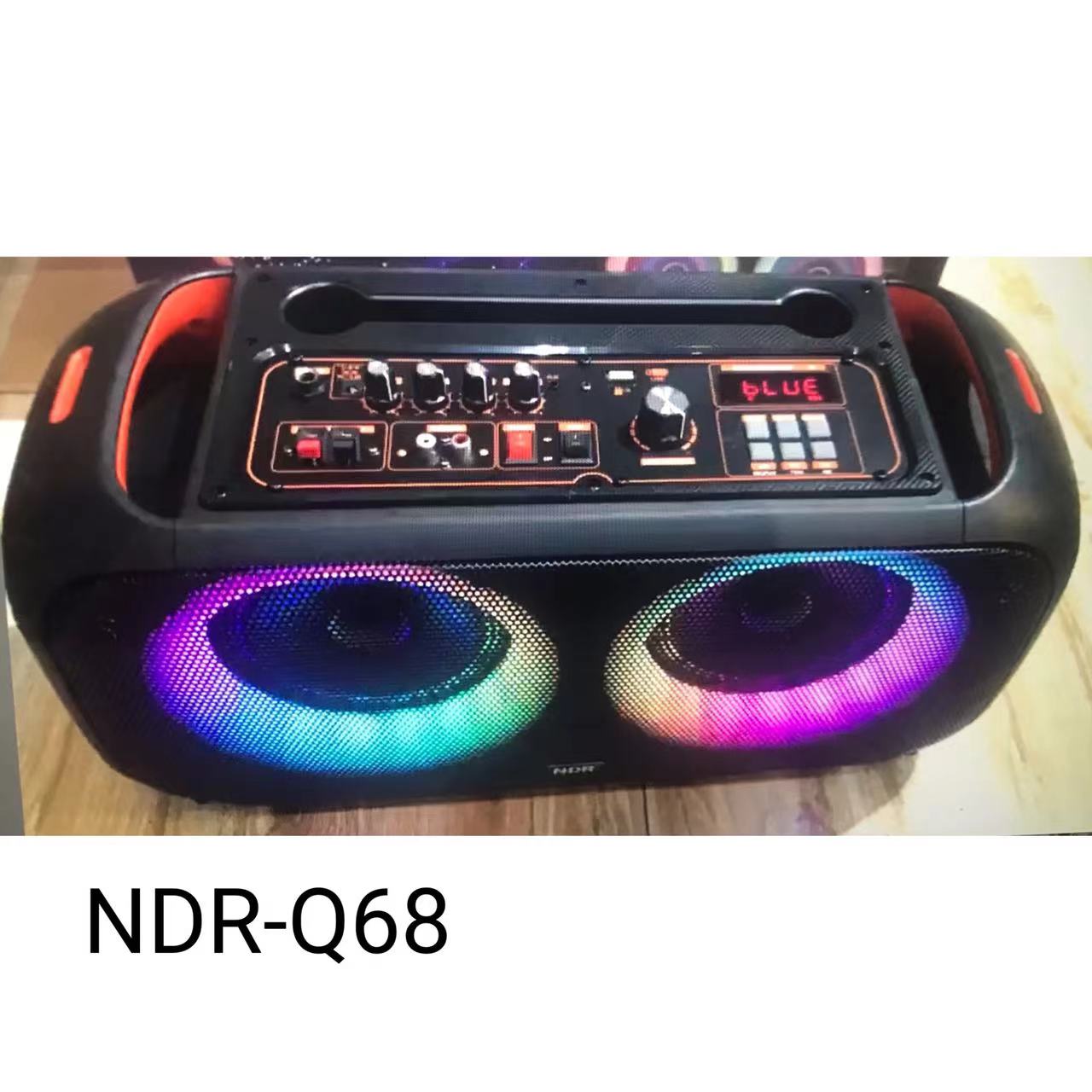 NDR-Q68 Professional Battery System Portable 6.5X2 inches Bluetooth ...