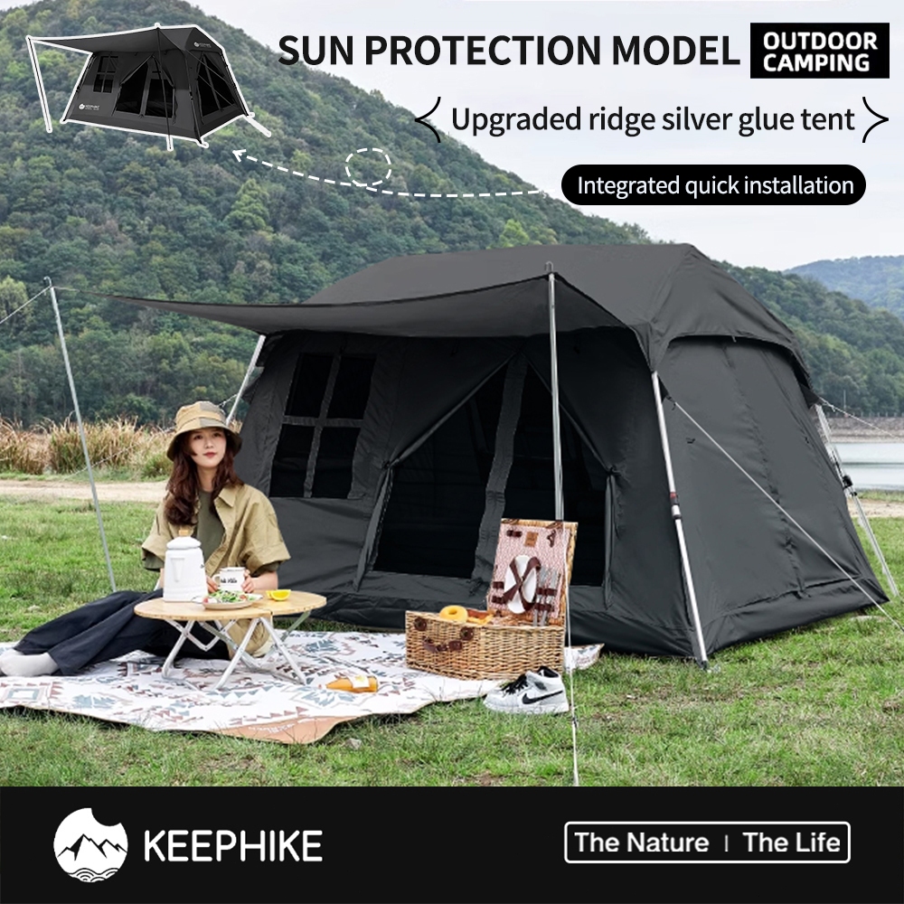 KEEPHIKE Portable omat outdoor tent, camping, windproof, rainproof ...