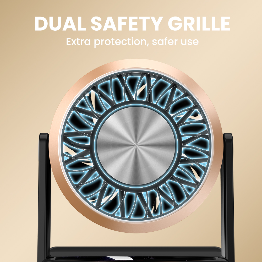 Orashare DF08 High Speed Desktop Fan 100-Speed Wind 6000mAh ...