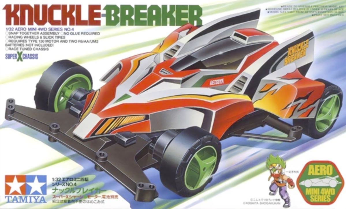 TAMIYA KNUCKLE BREAKER (SUPER X CHASSIS) 19604 AERO MINI 4WD SERIES NO ...