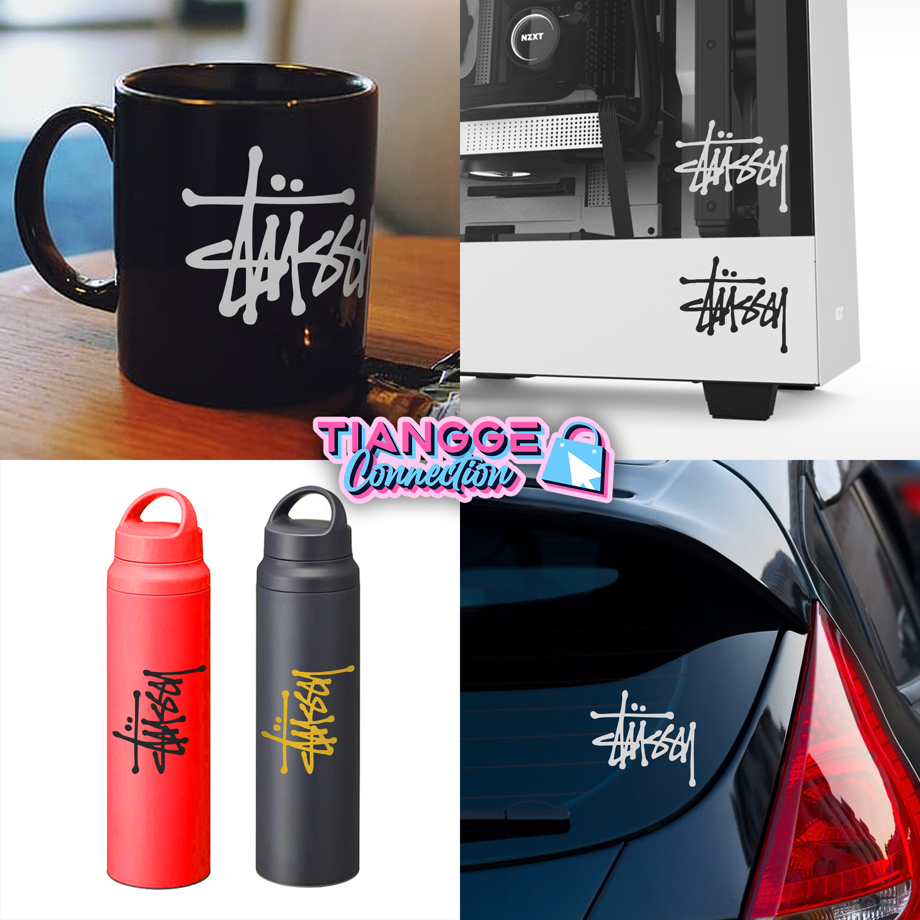 Stussy WATERPROOF STICKER VINYL decal for cellphone laptop car window ...