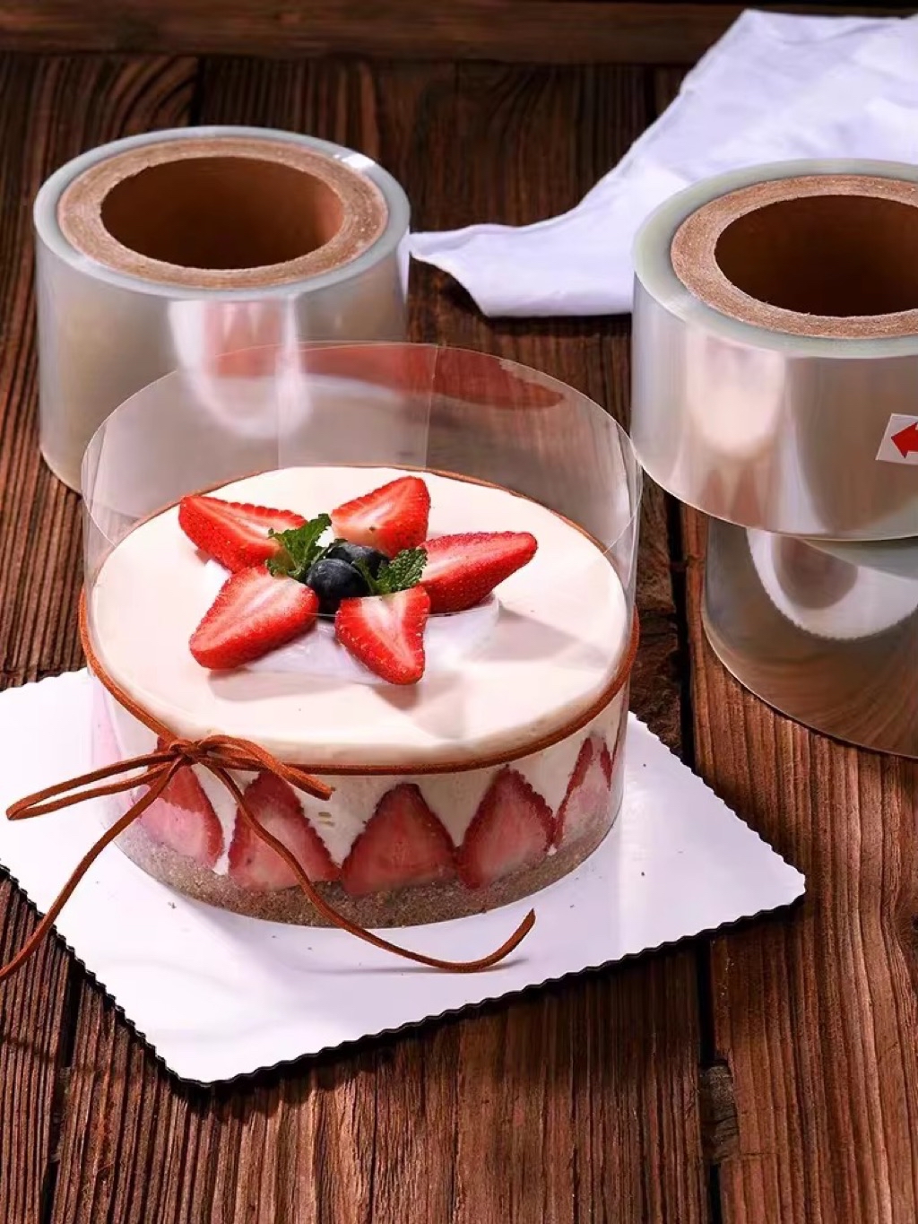 1 KILO CAKE COLLAR CLEAR 6cm /10cm | Shopee Philippines
