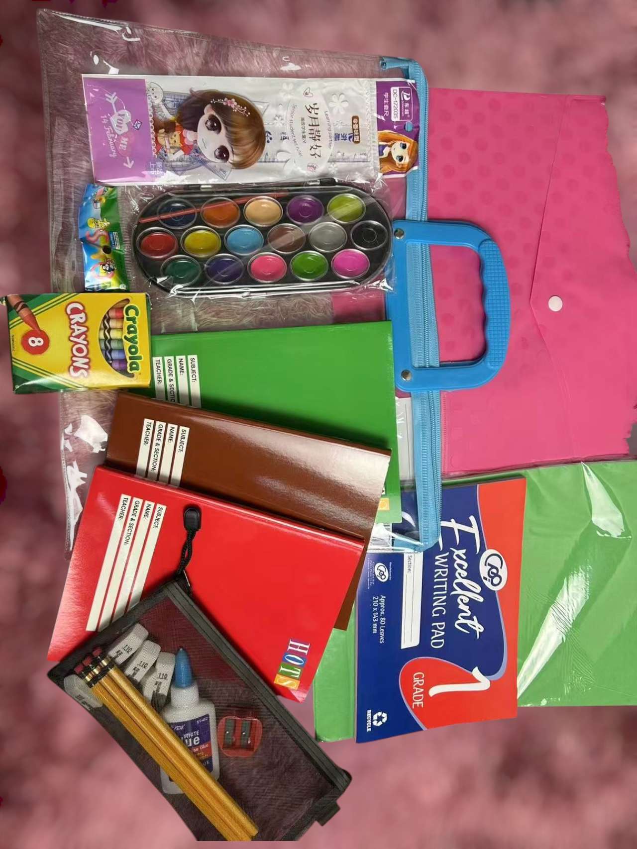 NEW SCHOOL SUPPLIES BUNDLES FOR KINDER TO GRADE 1,2,3,4,5 & 6 | Shopee ...