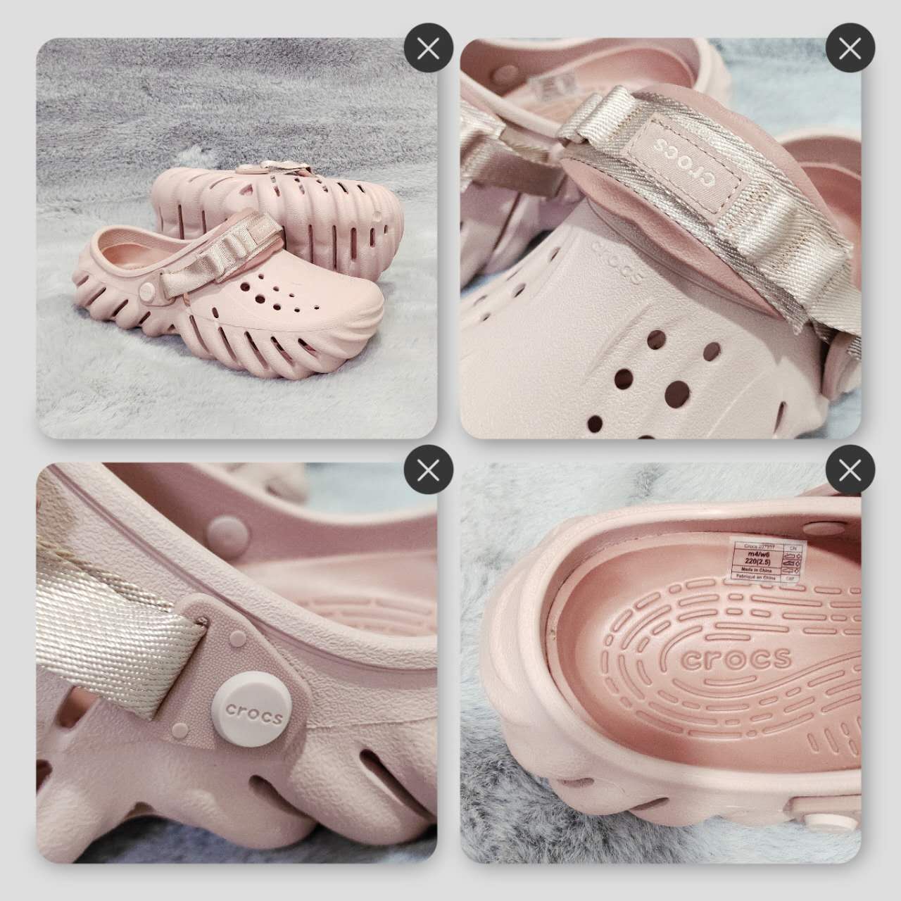 Crocs Echo ClogCasual sandals, breathable and wear-resistant, full ...