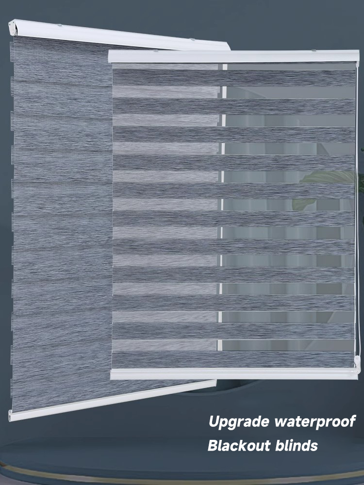 NICEDAYS Modern Korean Blackout Blinds For Window Venetians Duo Roller Curtain For Window ...