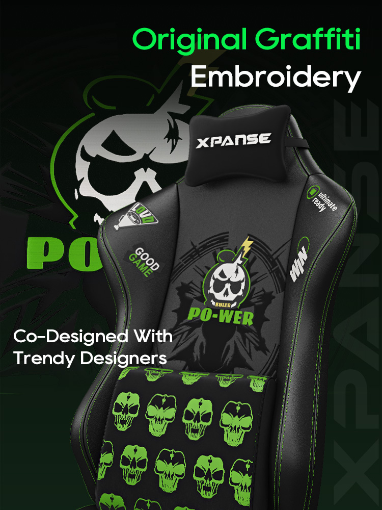 Xpanse Leather Gaming Chair Ergonomic Office Chair Computer Chair ...