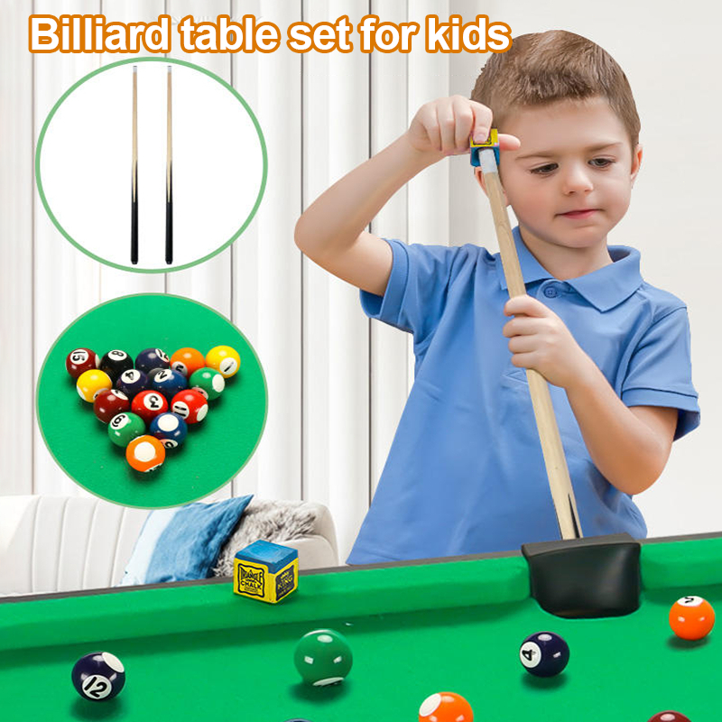 ValeNest Mini Pool Table Adjustable Wooden Durable Family Game Billiard ...