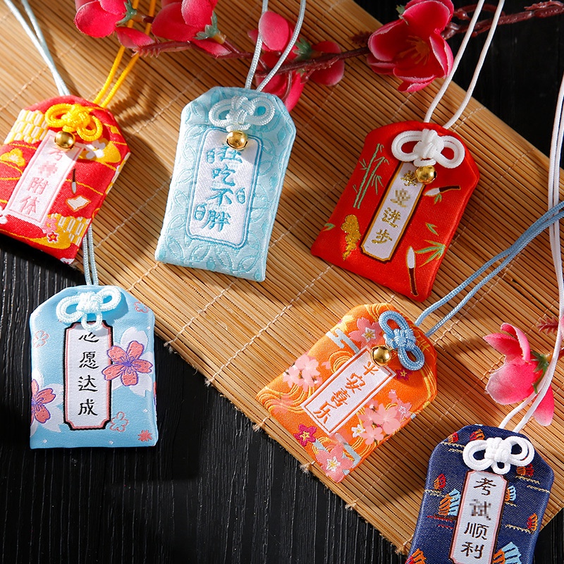 Japan Asakusa Temple Omamori Charm Amulet Blessing Bag Pray for Health ...