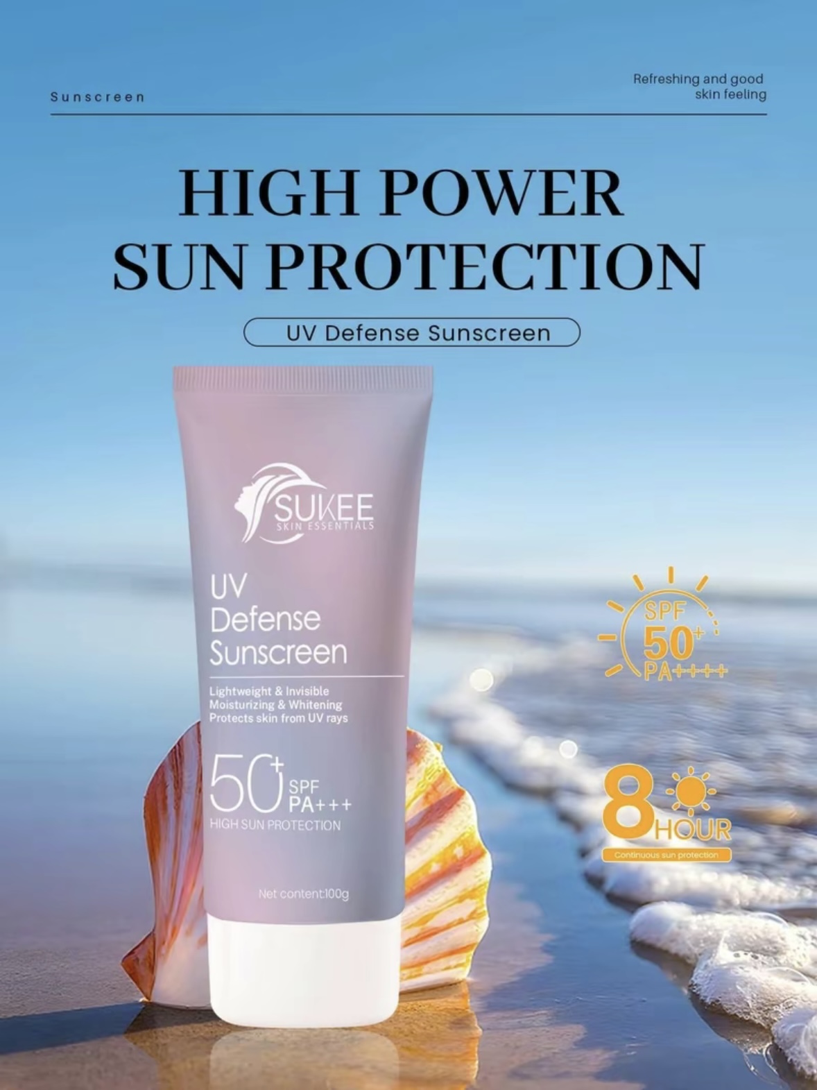 SUKEE UV Defense Sunscreen SPF50 PA+++ Niacinamide Skin Care ...