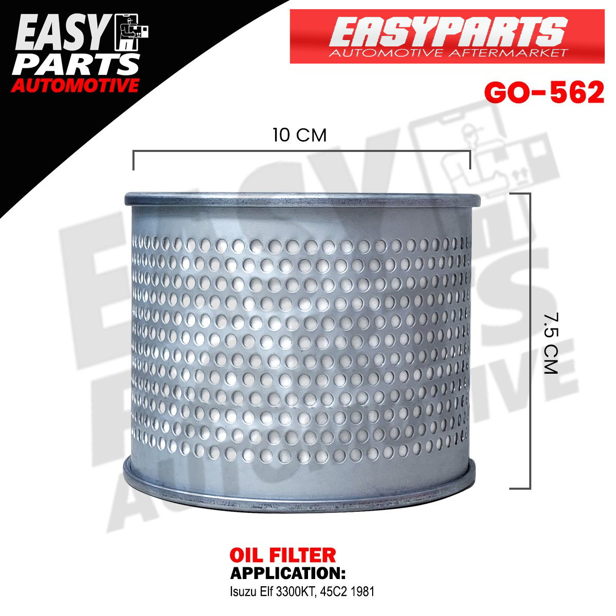 Union Asahi Oil Filter GO-562 Isuzu Elf 3300KT, 45C2 1981 | Shopee ...