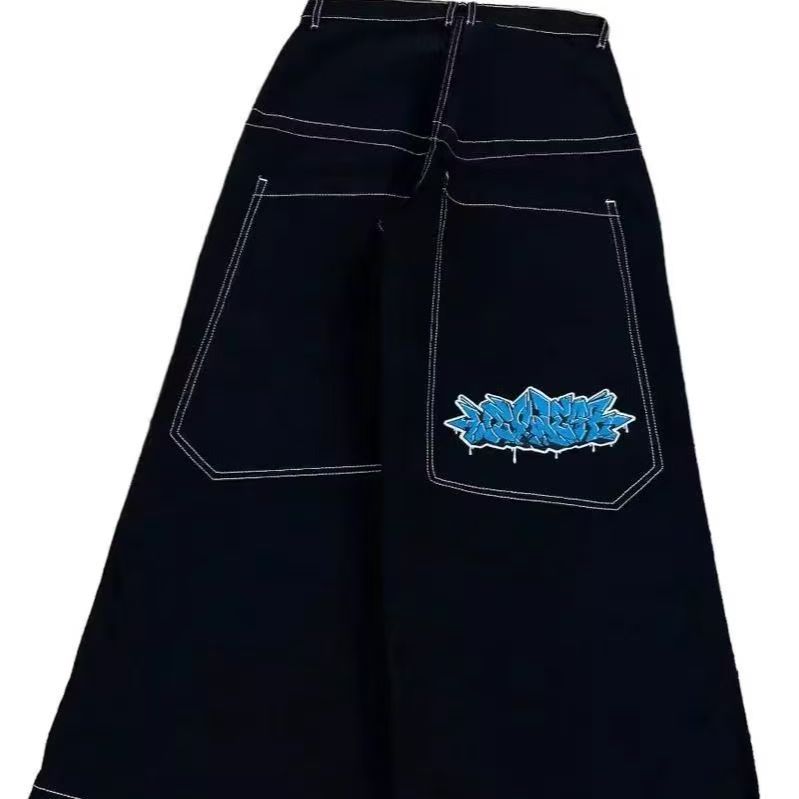 **Wexwear ♡ New Retro Trendy Baggy Wide Leg Haruku Punk Hip Hop High ...