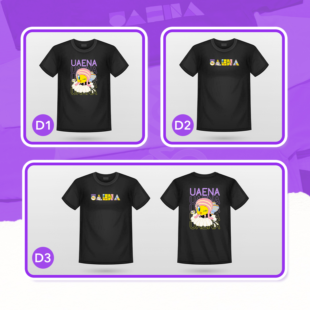 IU Uaena Tweety Black Shirt | Shopee Philippines