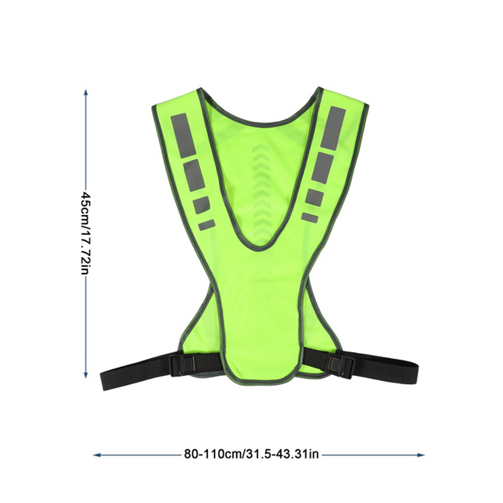 Reflector Vest for Motorcycle Cycling Safety High Visibility ...