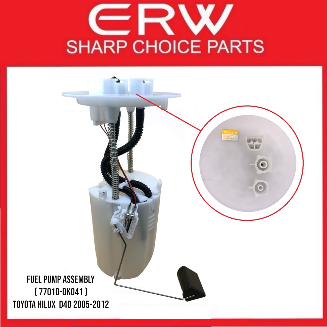 FUEL PUMP ASSEMBLY for TOY.HILUX D4D 2005-2012 Replacement part no ...