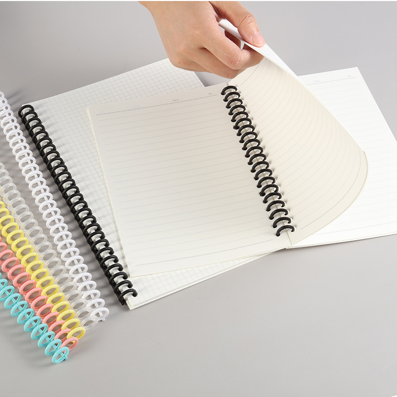 30-Hole Loose-leaf Plastic Binder Rings binder Spiral Binding Strips ...