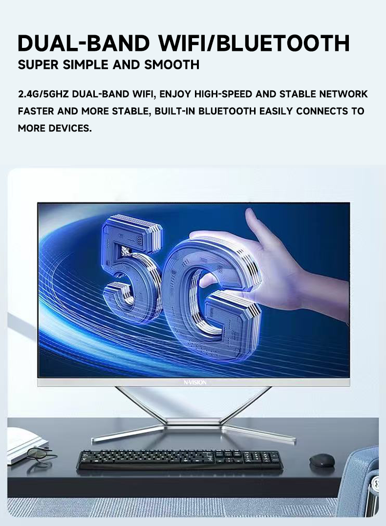Nvision 24" All in One PC Computer With Intel Core i5/i7 CPU 16GB RAM ...