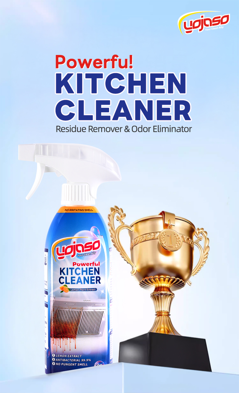 YOJASO Kitchen Cleaner 500g Pot Range Hood & Stove Cleaning Spray ...