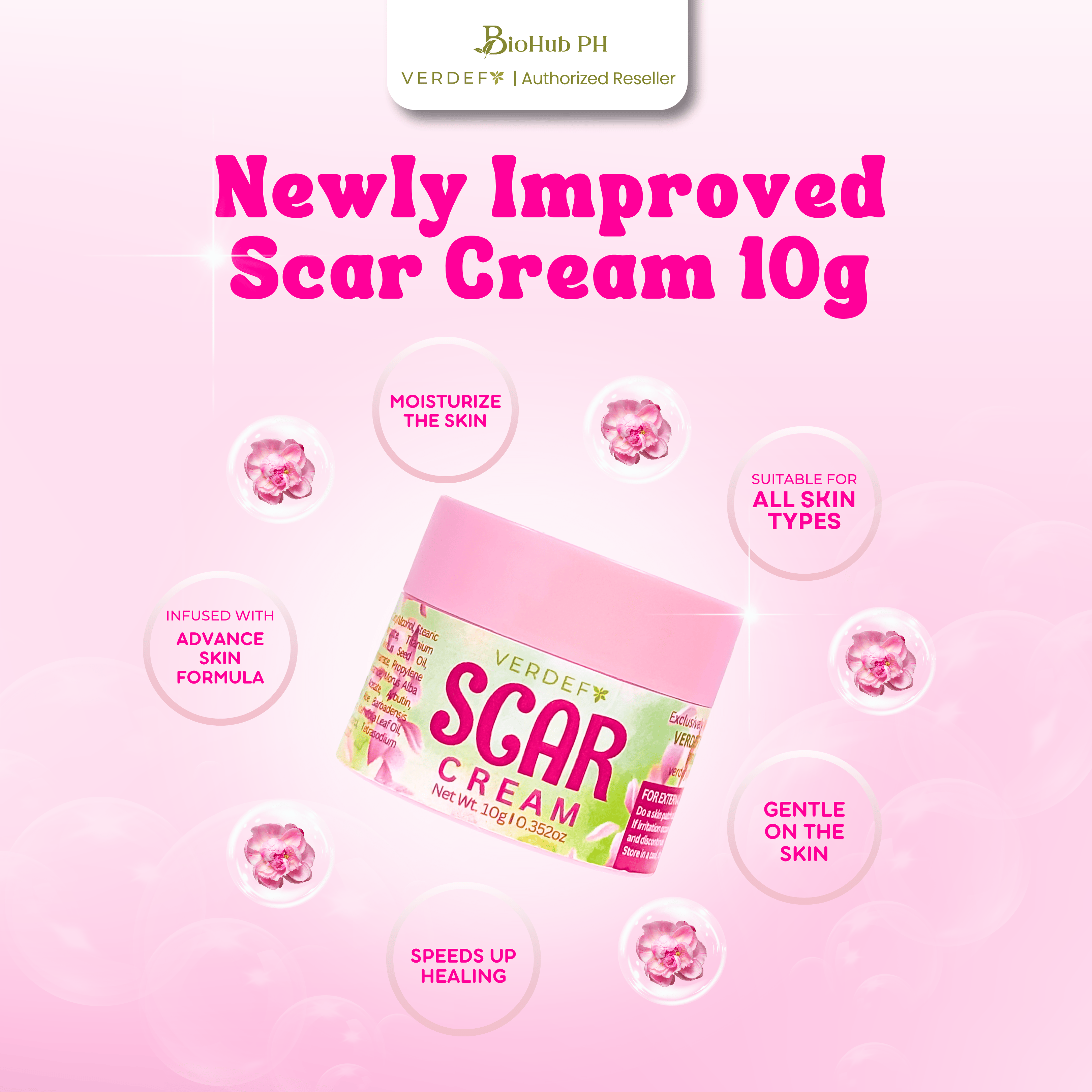 Verdefy Scar Remover Cream 5g (Buy 1 Take 1)- Scars Pimplemarks ...