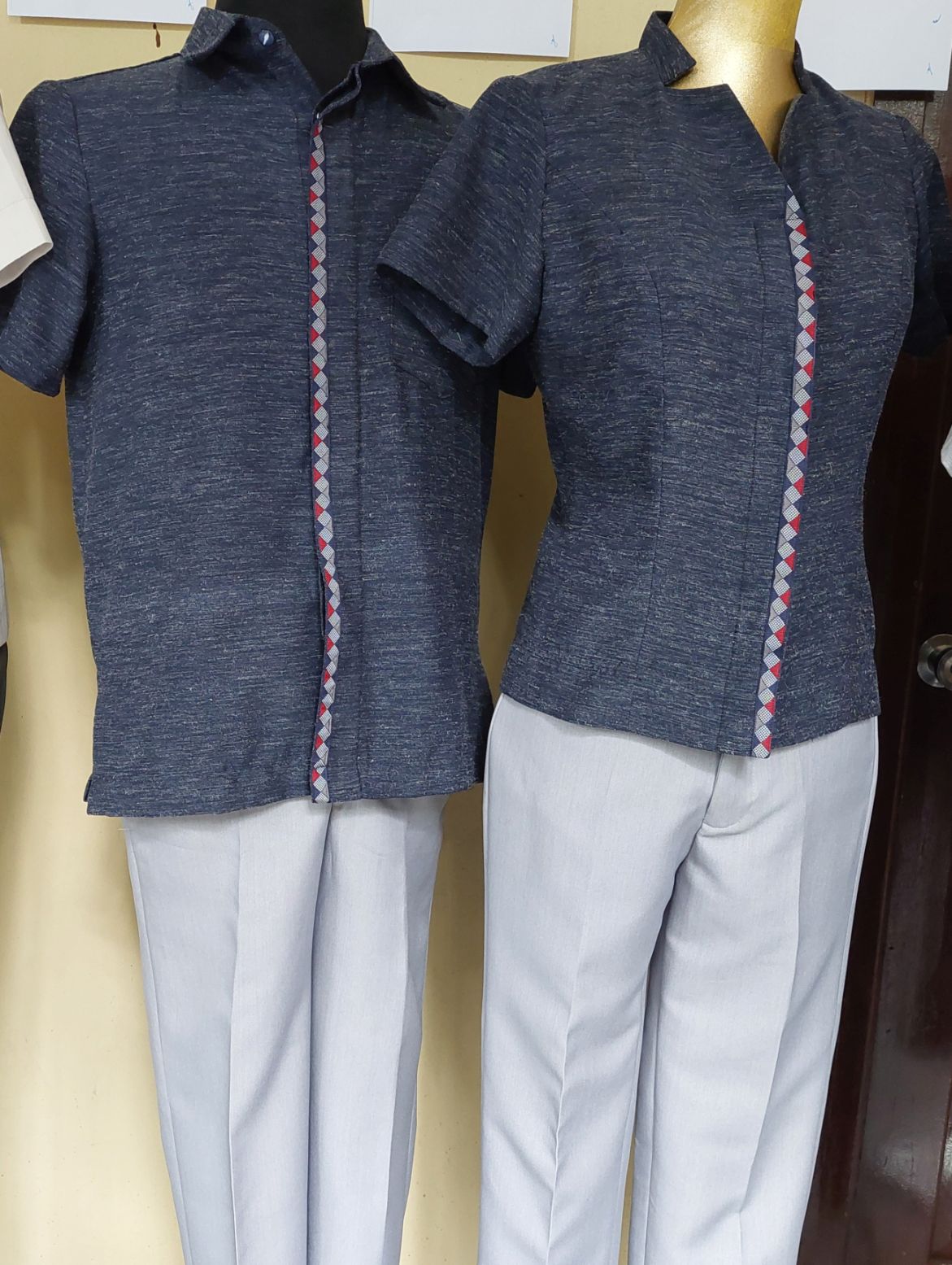 2025 Original FEMALE (F) DepEd Teachers Uniform Fabric cloth w/ correct ...