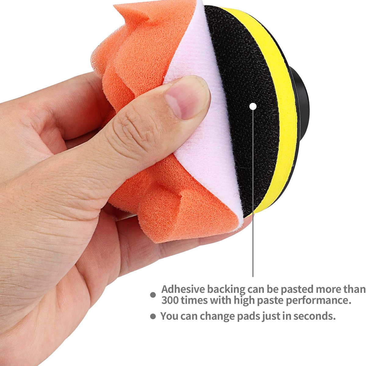 11Pcs Car Buffing Pads for Drill Polishing Kit, 3Inch Foam Polishing ...