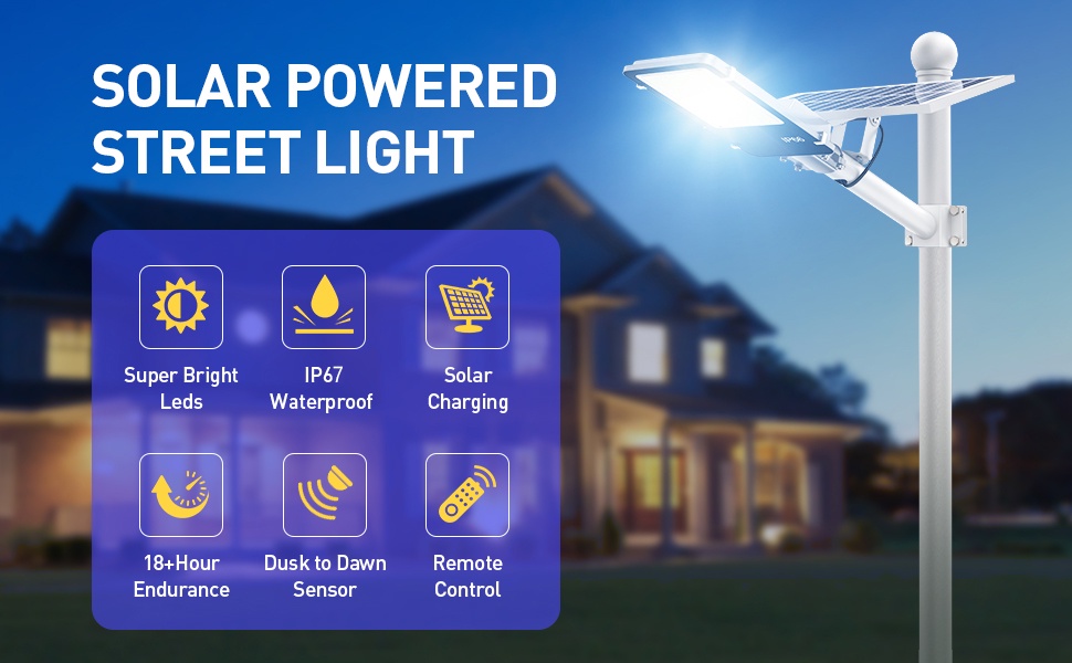 ASL Solar Street Light LED Solar Light Outdoor waterproof 10000W Solar ...
