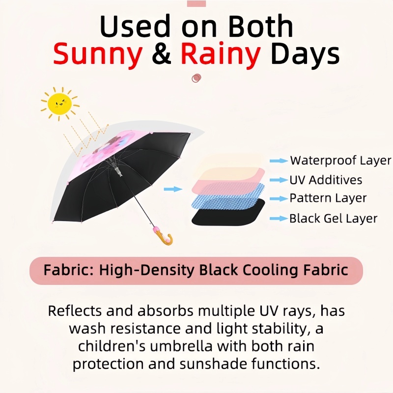 Umbrella kids With Cover Up For boy &girls Character Design Babies&baby ...