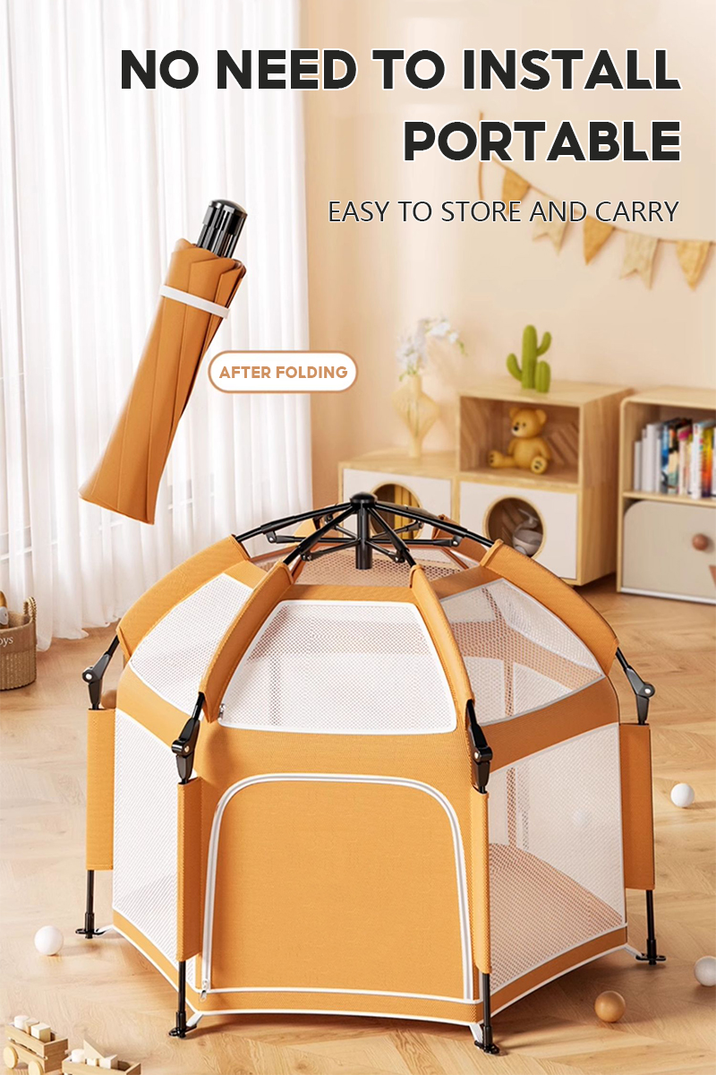 Large storable children's playpen, children's play tent, breathable ...