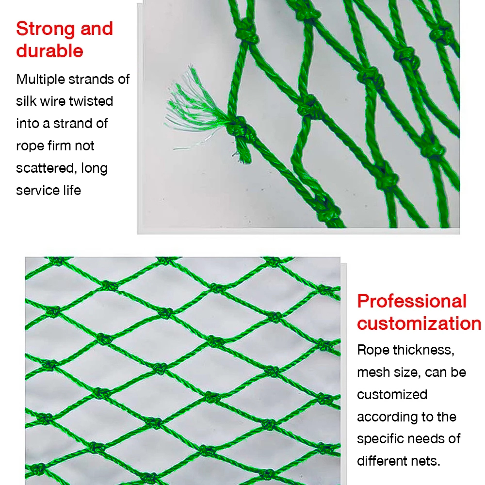 Chicken Net 100 Meters 8ft Fishing Net for Chicken Garden Net Range Net ...